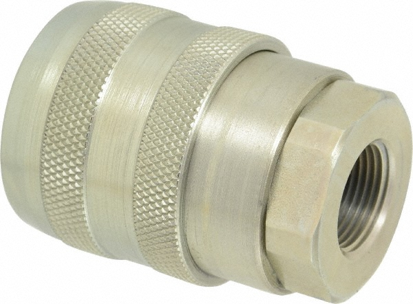 Parker - 3/4 Thread Steel Hydraulic Hose Valved Coupler - 00469080 ...
