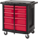 Rubbermaid - 250 Lb Capacity, 5 Drawer Mobile Workstation - 00496067 ...