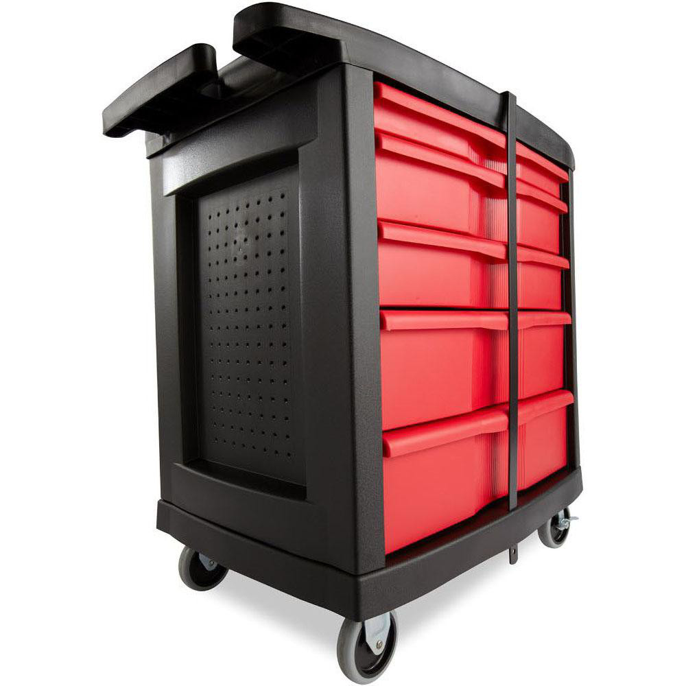 Rubbermaid - Mobile Tool Work Center, 5 Drawers, 250 lb. Capacity ...