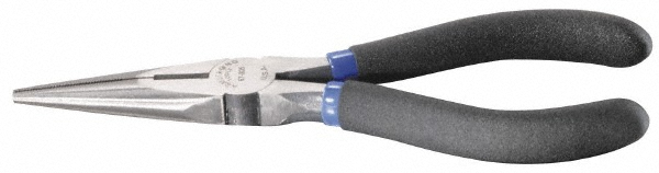 Armstrong - 5-5/8" OAL, 1-1/2" Jaw Length x 11/16" Jaw Width, Long Nose ...