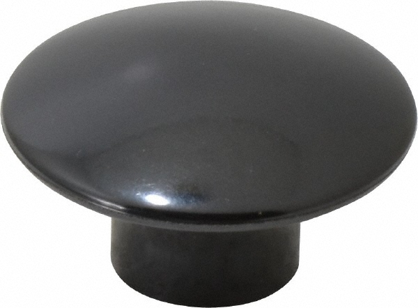 Gibraltar - 1-1/2" Head Diam, 5/16-24 Hole, 7/8" High, Phenolic, Threaded Hole, Push Pull Knob ...