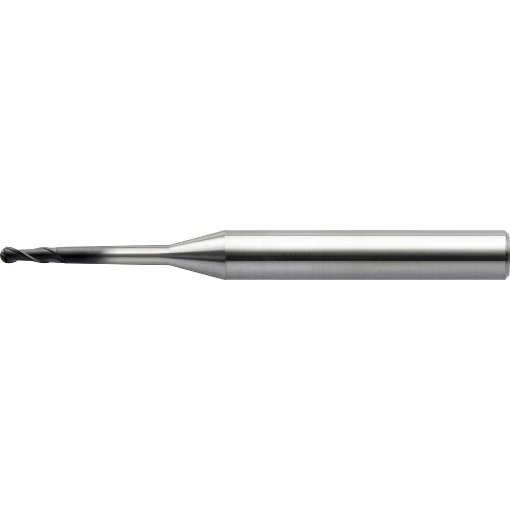 US Union Tool - Ball End Mill: 2.00 mm Dia, 1.60 mm LOC, 2 Flute, Solid ...