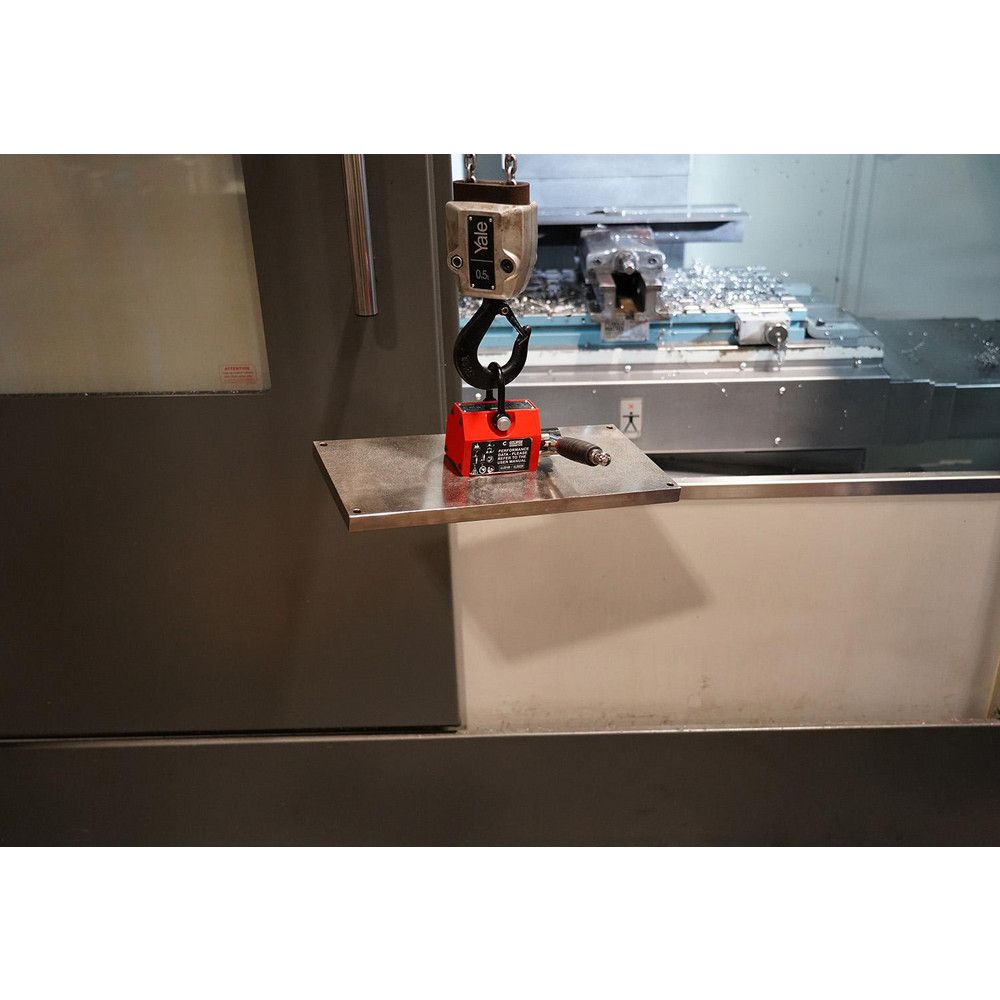 Eclipse - Lift Magnet: 1,100 lb Capacity, Locking On & Off Handle | MSC Direct