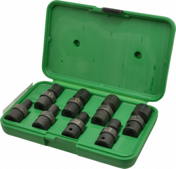 SK - 8 Pc 3/8" Drive Impact Socket Set - 00667329 - MSC Industrial Supply