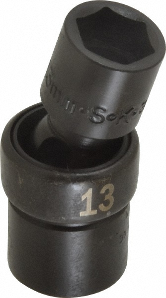 SK - 3/8" Drive 13mm Standard Universal Impact Socket - 00667469 - MSC ...