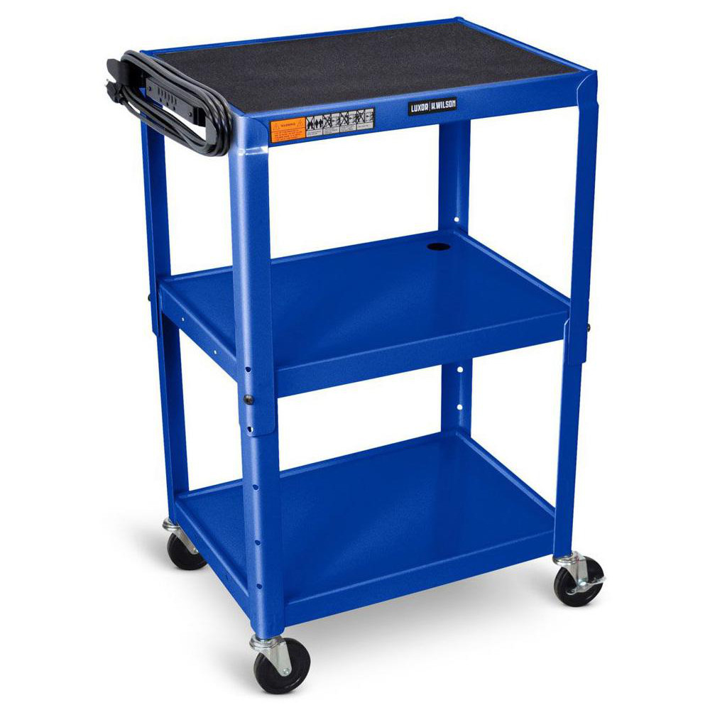 Luxor - Utility Utility Cart: 24" Long, 18" Wide, Steel, 300 lb ...
