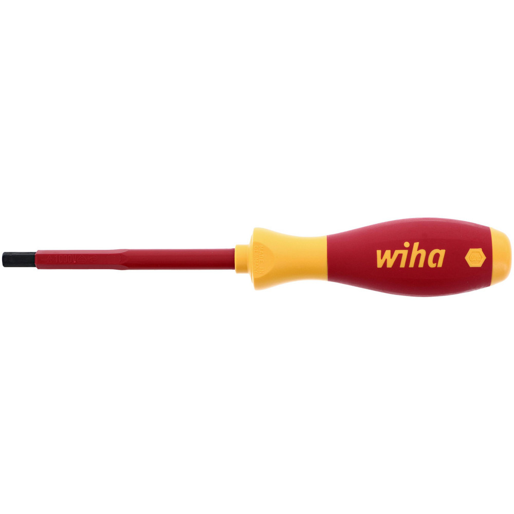 Wiha - Hex Driver: 6.00 mm Hex, 8.0000" OAL, Cushion Grip & Ergonomic ...