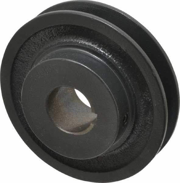 Browning - 1" Bore Diam, 3-3/4" OD, Finished Bore Single Groove Sheave ...