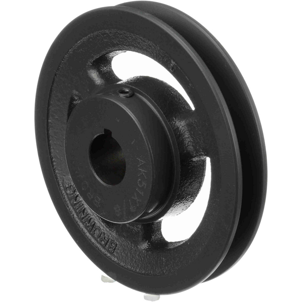 Browning - 7/8" Bore Dia, 4.95" OD, Finished Bore Single Groove Sheave ...