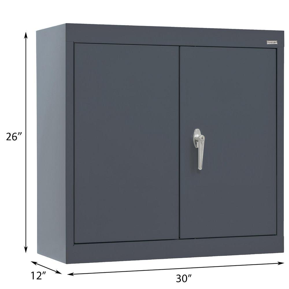 Sandusky Lee - Steel Wall & Storage Cabinet: 30" Wide, 12" Deep, 26 ...