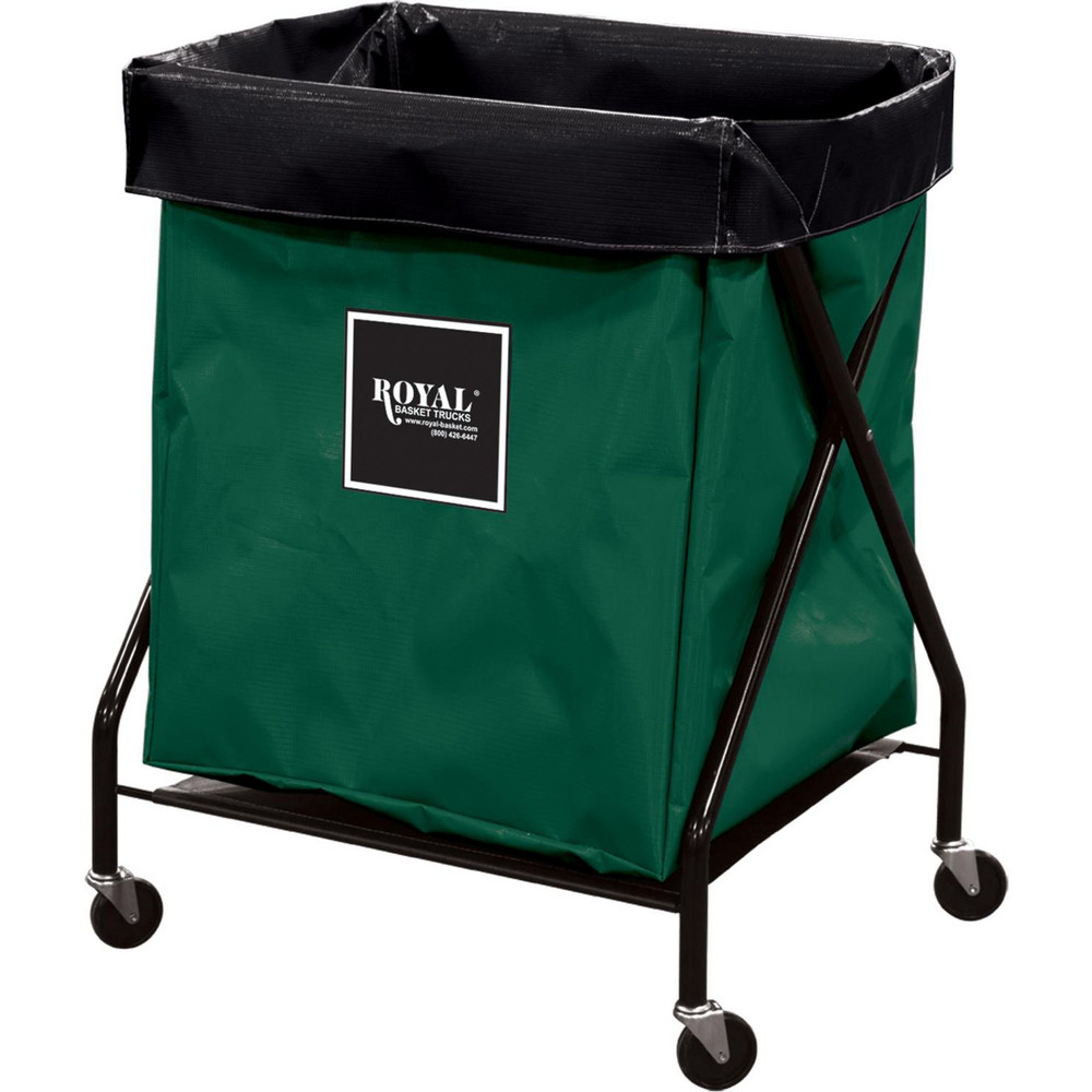 Royal Basket Trucks - 21X26X35-1/2 150LB GRN MOB LAUNDRY BASKET TRUCK ...