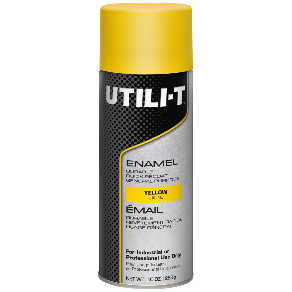 Rust-Oleum - Enamel Spray Paint: Yellow, Gloss, 12 oz | MSC Direct