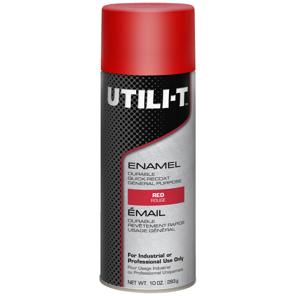 Rust-Oleum - UTILI-T General Purpose Enamel Spray Paint, Red, Gloss, 10 ...