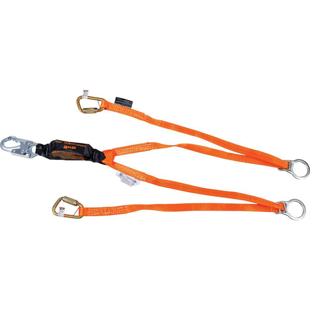 Miller - Tie-Back Lanyard With Pack-Type Shock Absorber: 400 Lb ...