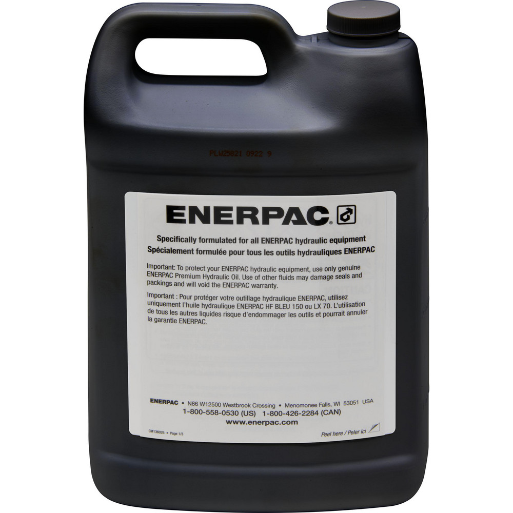 Enerpac - HF Hydraulic Machine Oil: 1 gal Bottle, ISO 32 | MSC Direct