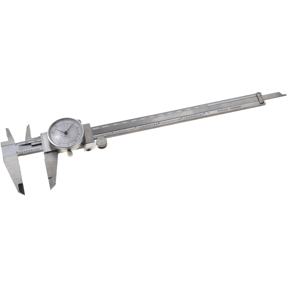Value Collection - Dial Caliper: 8", 0.001000" Graduation, 0.1" per ...