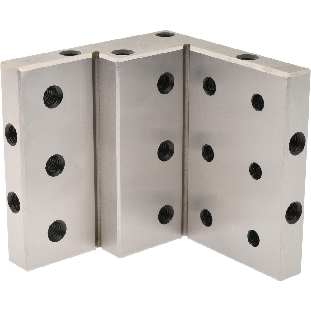 SPI - 3" Wide x 3" Deep x 3" High Steel Precision-Ground Angle Plate ...