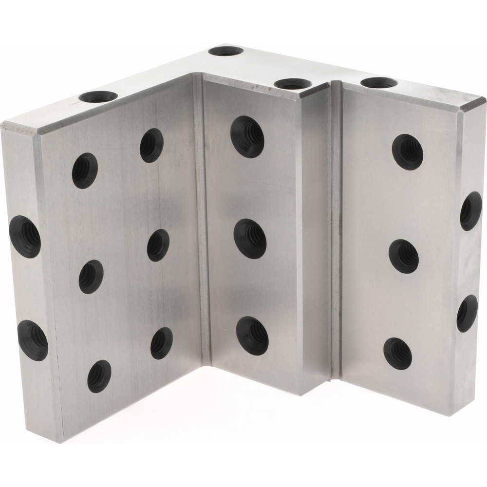 SPI - 4" Wide x 4" Deep x 4" High Steel Precision-Ground Angle Plate ...