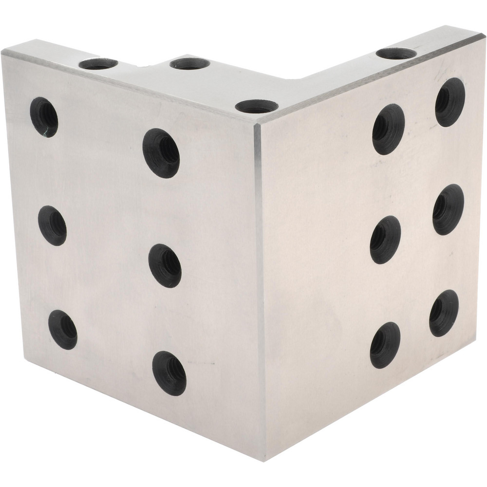 SPI - 4" Wide x 4" Deep x 4" High Steel Precision-Ground Angle Plate ...