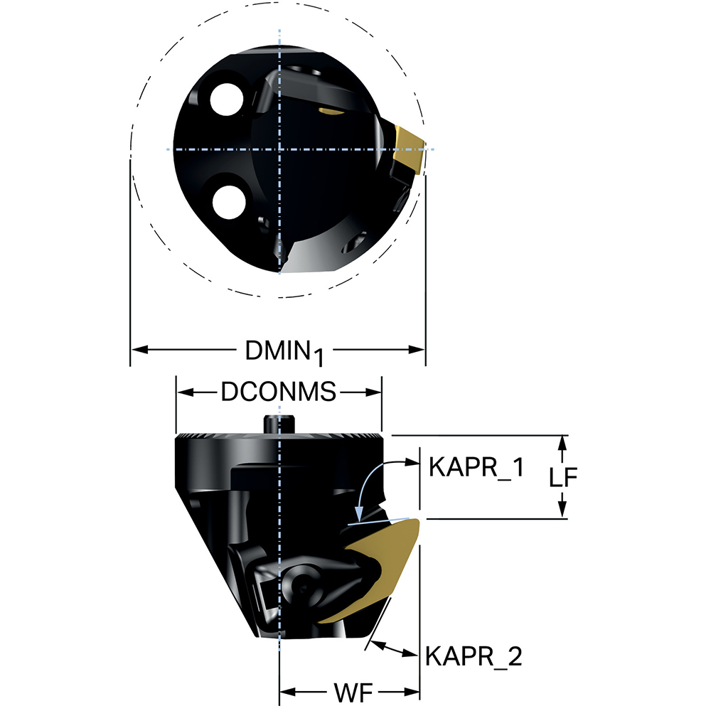 Sandvik Coromant - Modular Turning & Profiling Head: Size 40, 16 mm ...