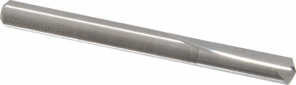 M.A. Ford® - Straight-Flute Drill Bit: 3/16" Dia, 135 deg Point, Solid ...