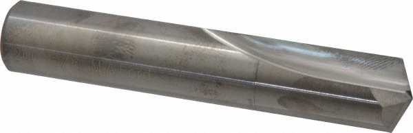 M.A. Ford® - Straight-Flute Drill Bit: 5/8" Dia, 135 deg Point, Solid ...