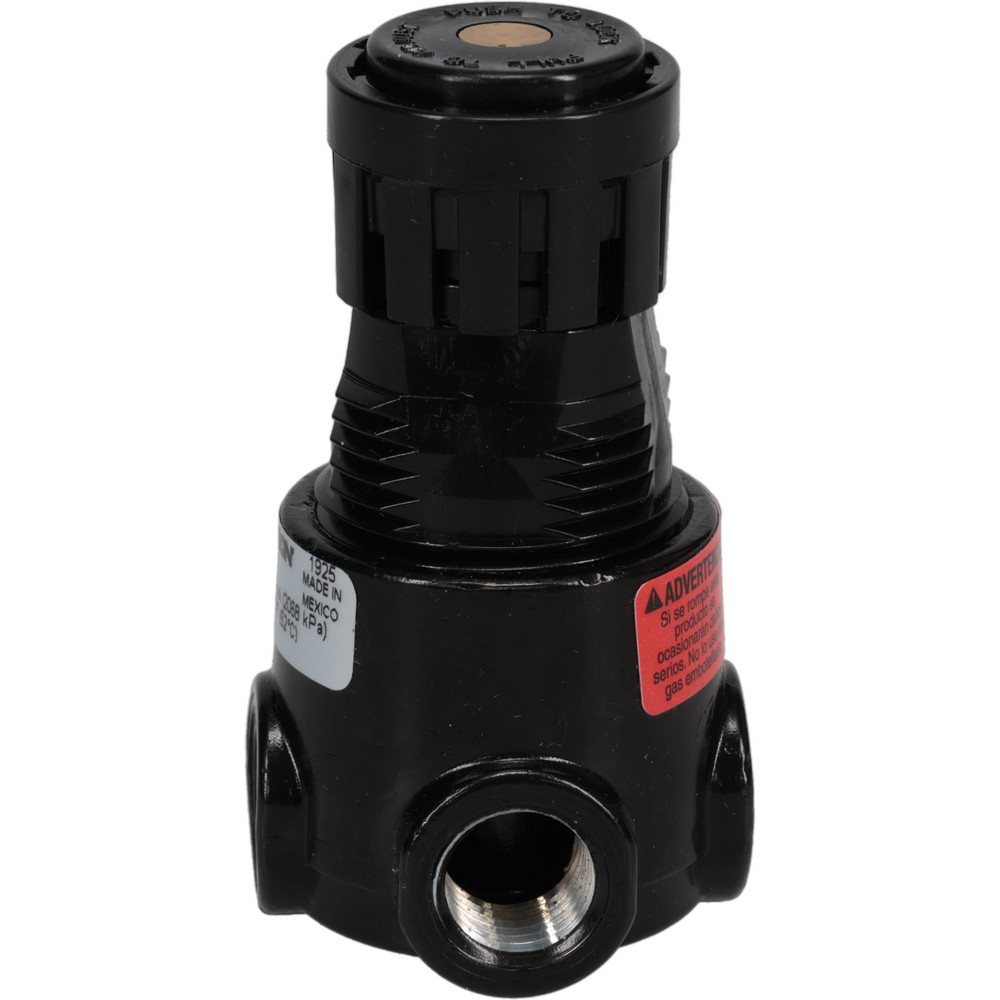 Wilkerson - Compressed Air Regulator: 1/4" NPT, 300 Max psi, Miniature ...
