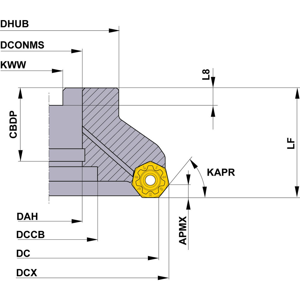 Mitsubishi - Indexable Chamfer & Angle Face Mills: Minimum Cutting ...