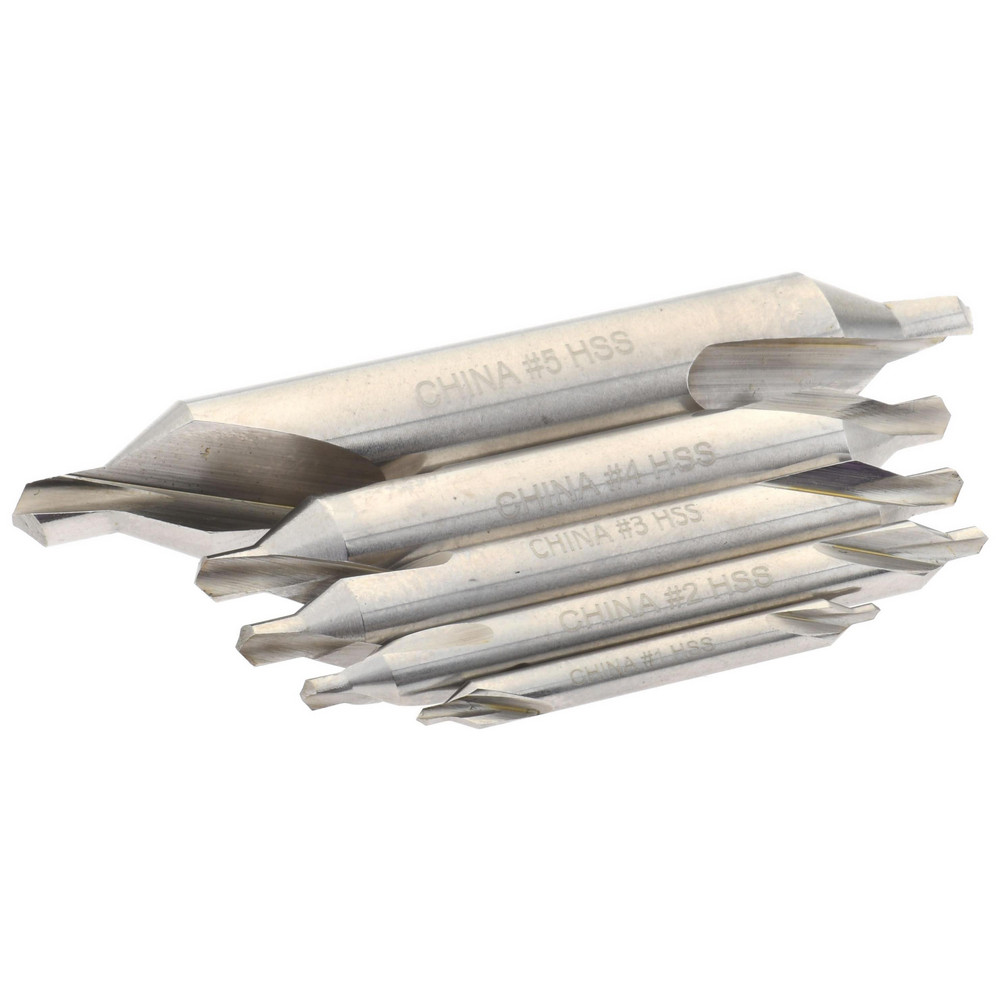 Value Collection - 5 Pc #1 to #5 High Speed Steel Combo Drill ...