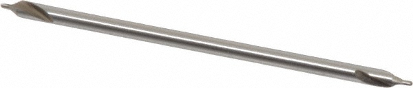 Combo Drill & Countersink: #1, 1/8" Body Dia, High Speed Steel - Bright ...