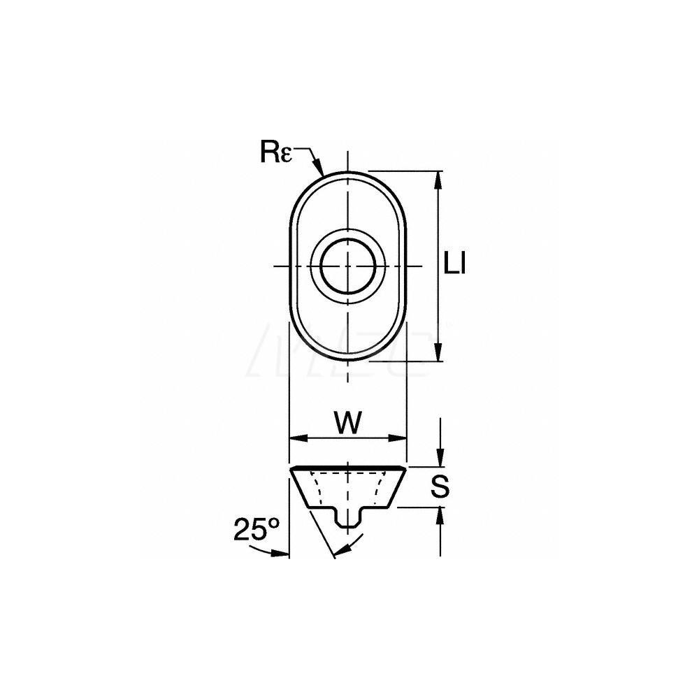 Kennametal - LFEW35320SNGN KC725M Carbide Milling Insert - 01047216 ...