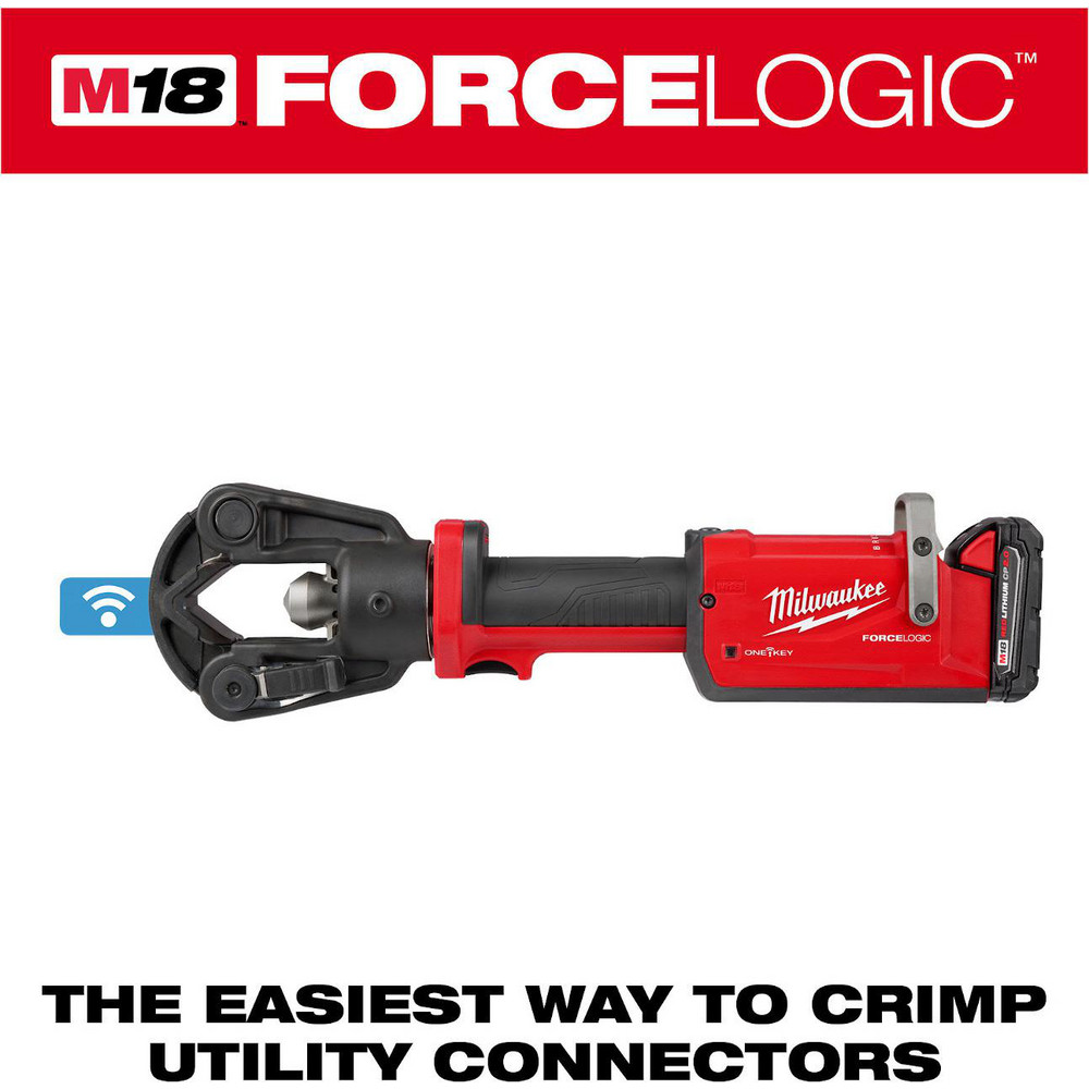 Milwaukee Tool - Power Crimpers: Crimping Capacity (Wire): 8 AWG-1000 ...