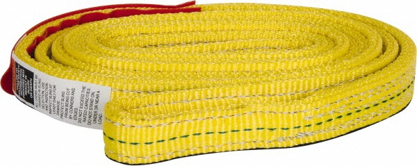Lift-All - 6' Long x 1" Wide 4,800 Lb Basket Capacity Nylon Web Sling ...