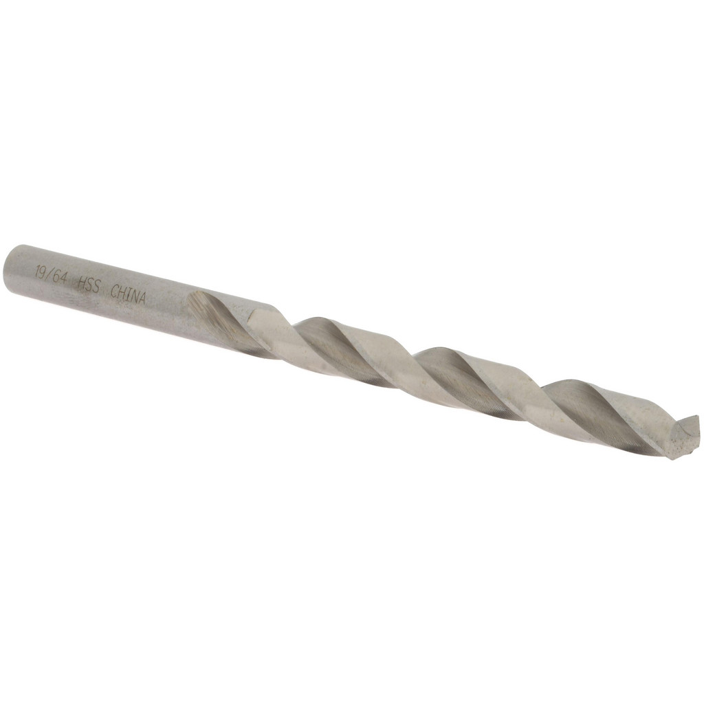 Value Collection - Jobber Length Drill Bit: 19/64" (0.2969) Dia, 118 ...