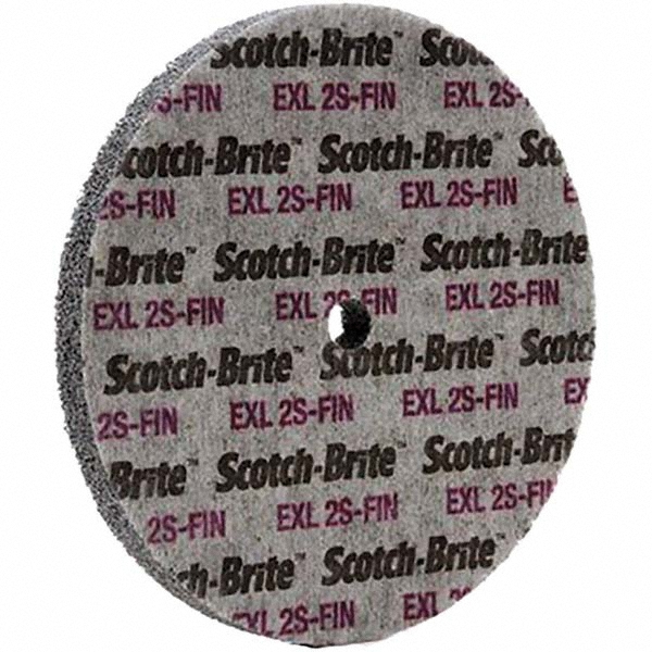 3M - Deburring Wheel: 6" Dia, 1/2" Face Width, 1/2" Hole, Density 2 ...