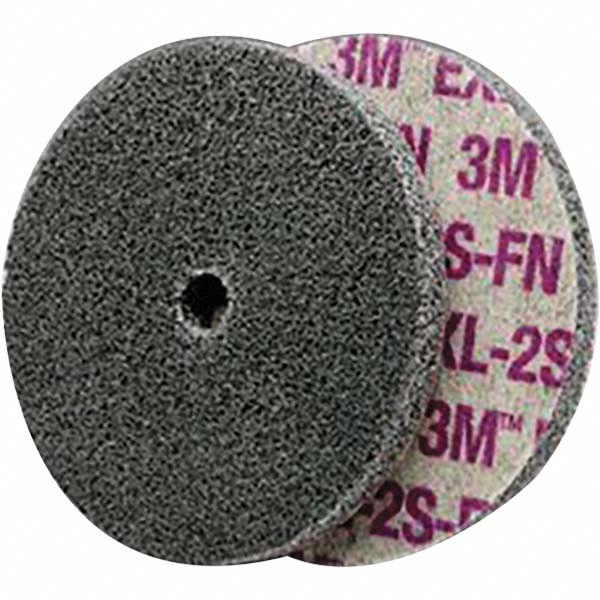 3M - Deburring Wheel: 1" Dia, 1/4" Face Width, 1/8" Hole, Density 2 ...