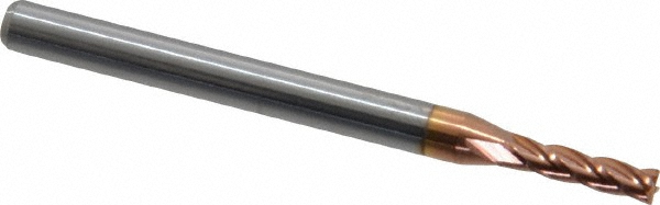 Accupro - 2mm, 8mm LOC, 3mm Shank Diam, 38mm OAL, 4 Flute, Solid ...