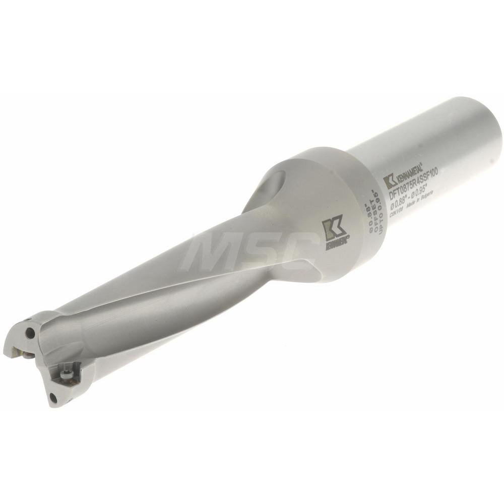 Kennametal - Indexable Insert Drill: DFT0875R4SSF100, 0.9500" Max Dia ...