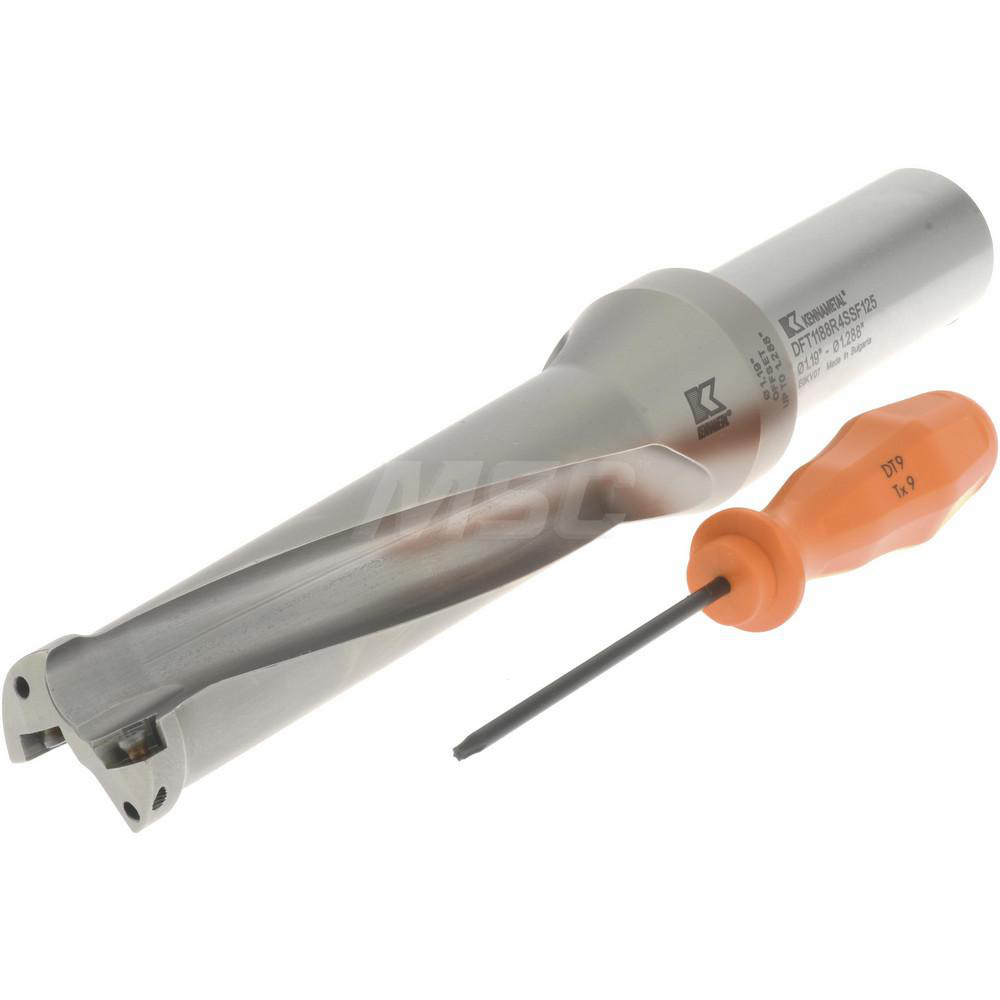 Kennametal - Indexable Insert Drill: DFT1188R4SSF125, 32.70 mm Max Dia ...