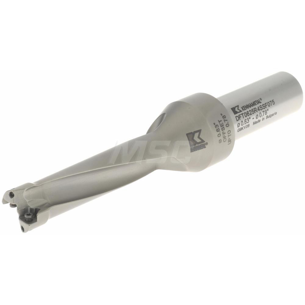 Kennametal - Indexable Insert Drill: DFT0625R4SSF075, 0.7800" Max Dia ...