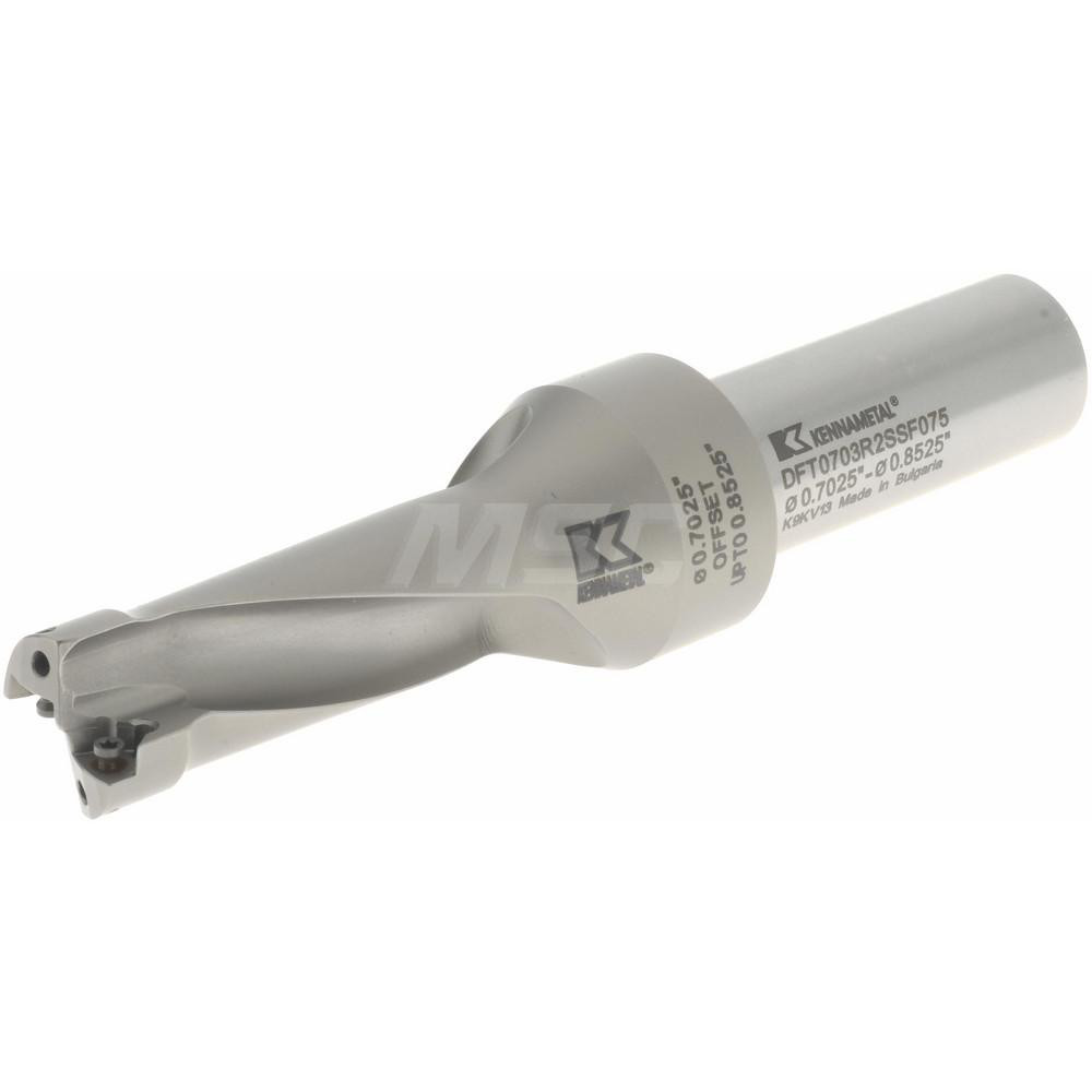 Kennametal - Indexable Insert Drill: DFT0703R2SSF075, 21.65 mm Max Dia ...