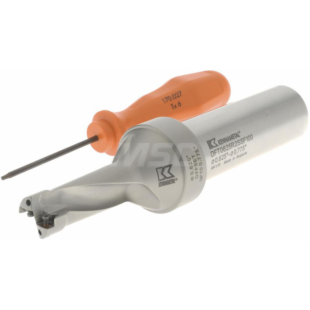 Kennametal - Indexable Insert Drill: DFT0625R2SSF100, 19.81 mm Max Dia ...