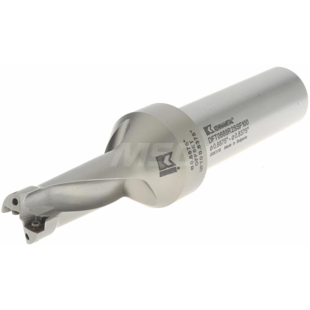 Kennametal - Indexable Insert Drill: DFT0688R2SSF100, 21.27 mm Max Dia ...