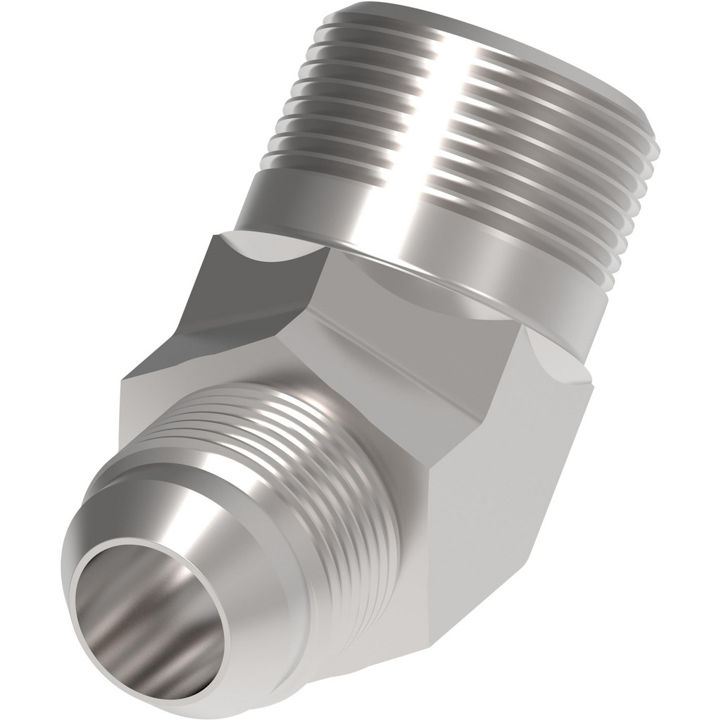 Eaton - 3/4OD 3/4MPT JIC37 45D SS FLARE ELBOW | MSC Direct
