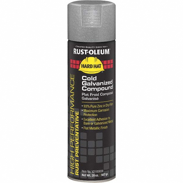 Rust-Oleum - Rust Protector Spray Paint: Silver, 20 oz | MSC Direct