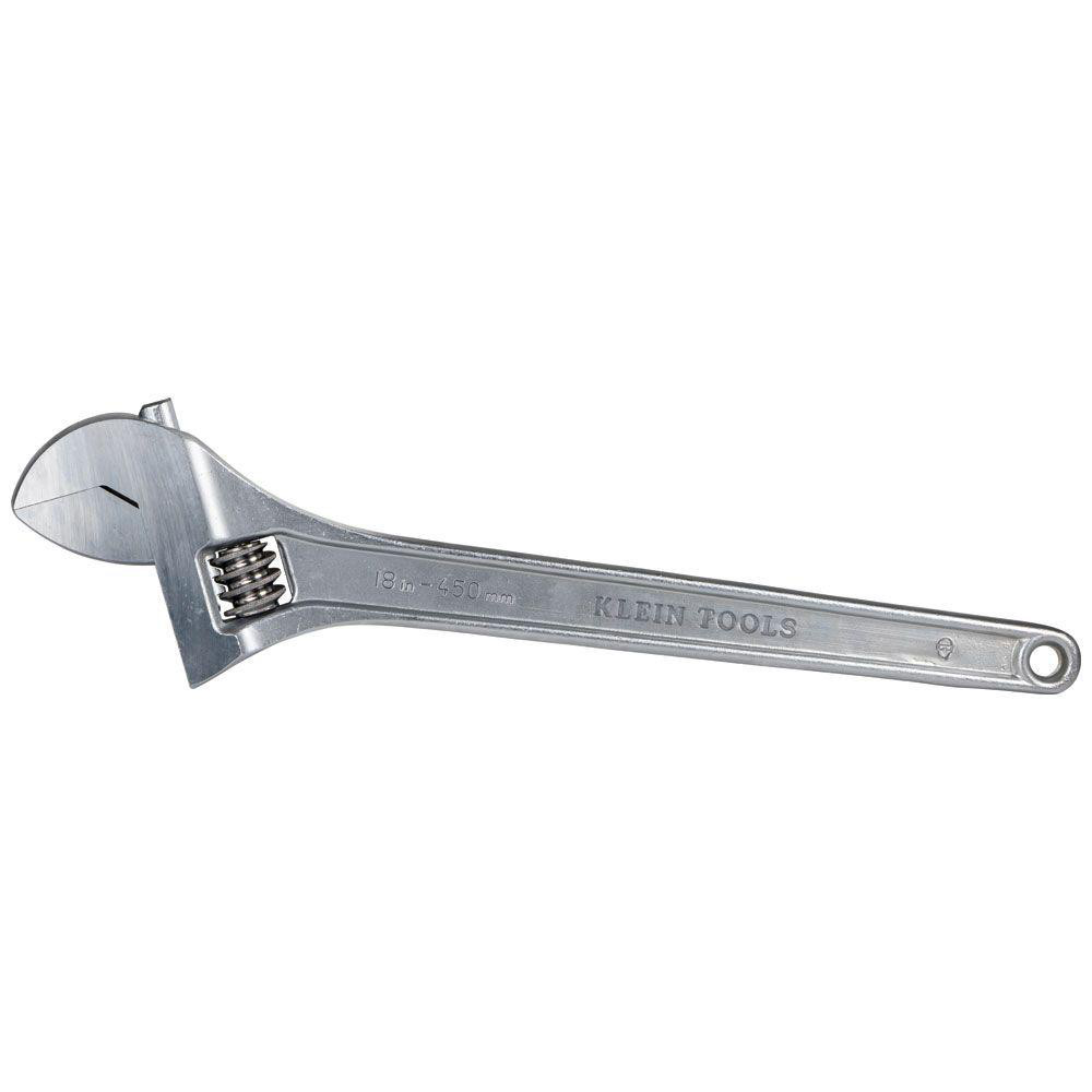 Klein Tools - Adjustable Wrench: 18" OAL, 2-1/16" Jaw Capacity | MSC Direct