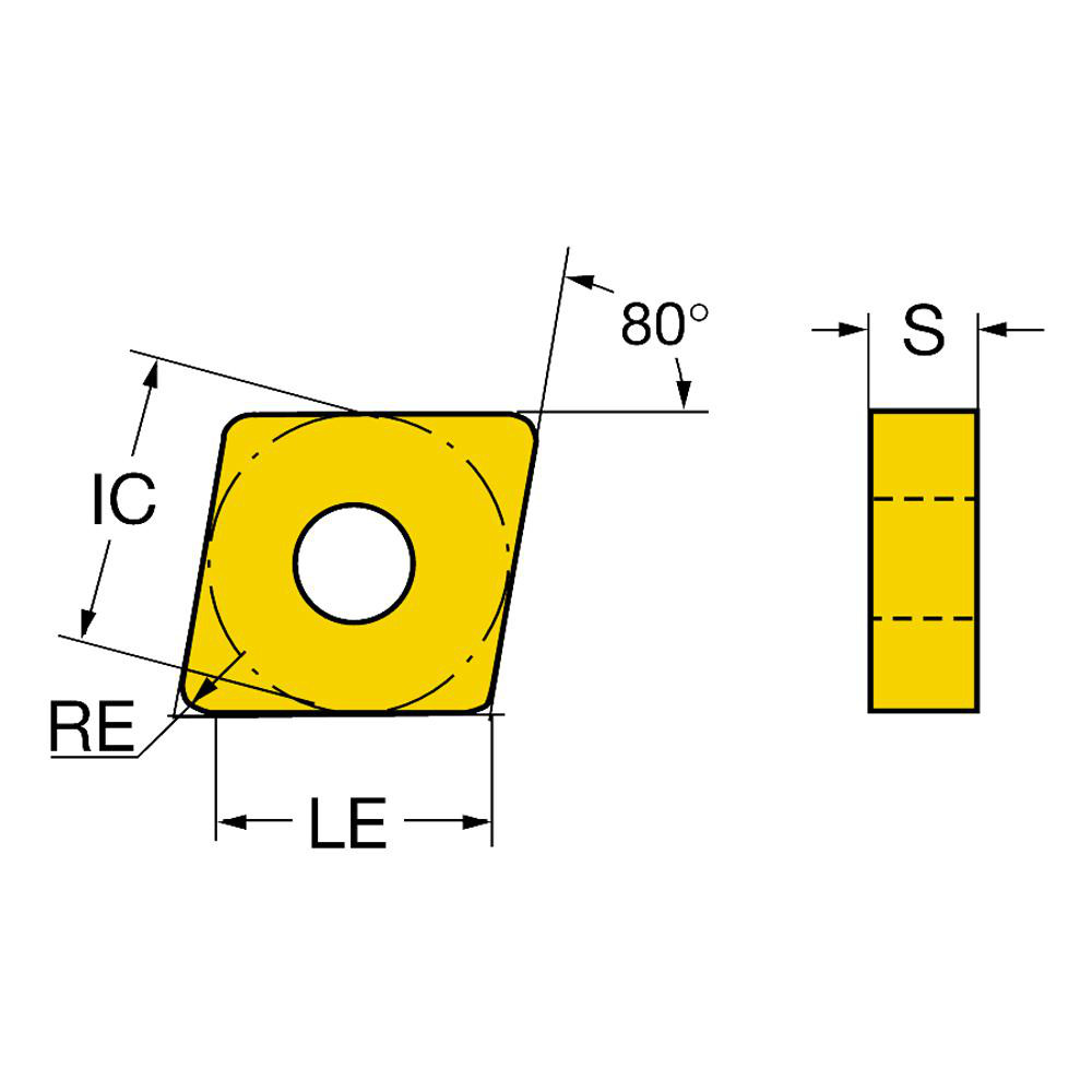 Sandvik Coromant - Turning Insert: CNMG190612-QM 1210, Carbide | MSC Direct