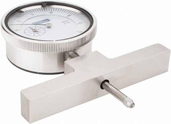 Fowler - 0 to 22 Inch Range, Steel, White Dial Depth Gage - 01407410 ...