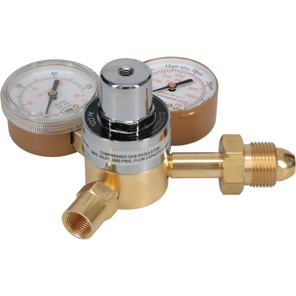 Value Collection - 0 to 50 SCFH Flow Range, 580 CGA Inlet Connection ...