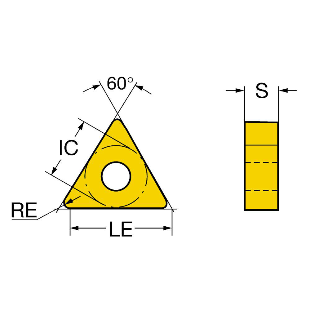Sandvik Coromant - Turning Insert: TNMG160408-SF 1205, Carbide | MSC Direct